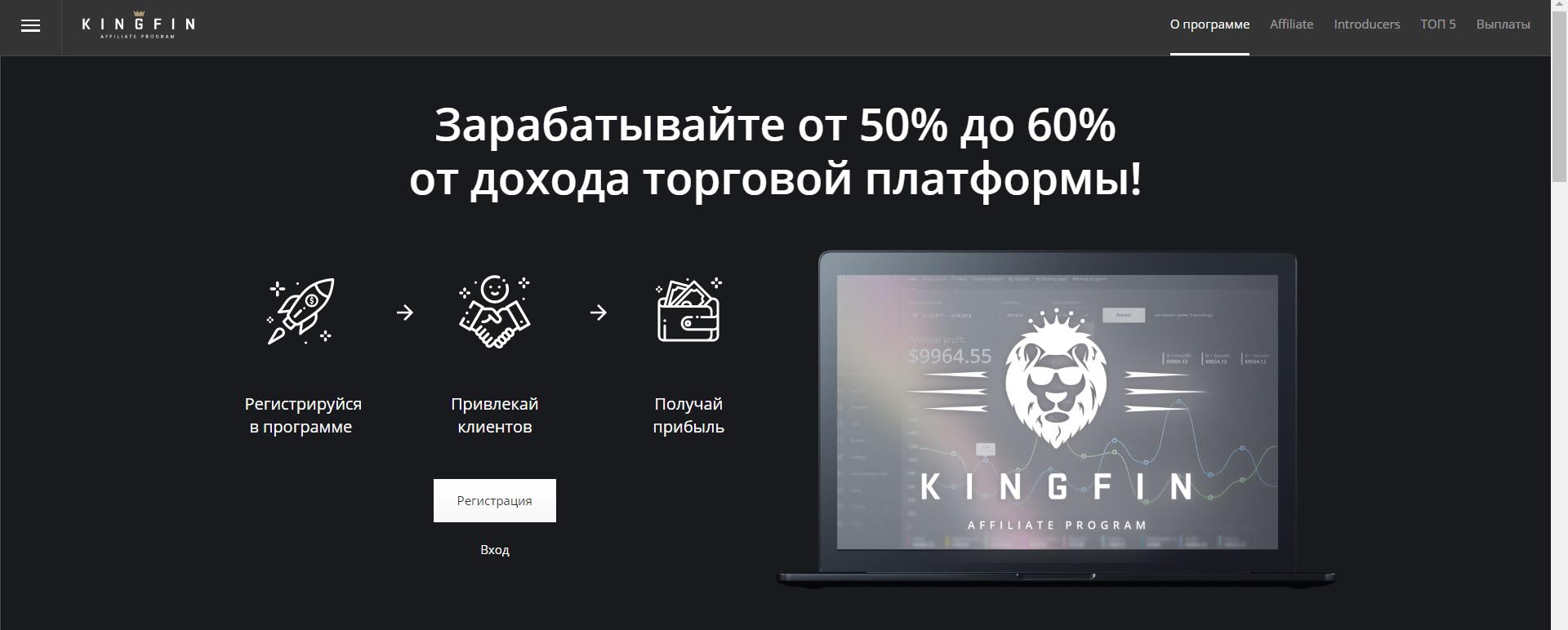 Kingfin – партнерка бинарных опционов Olymp trade. Обзор, отзывы ...