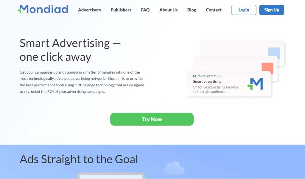 Mondiad - популярная рекламная сеть. Отзывы о Mondiad.com